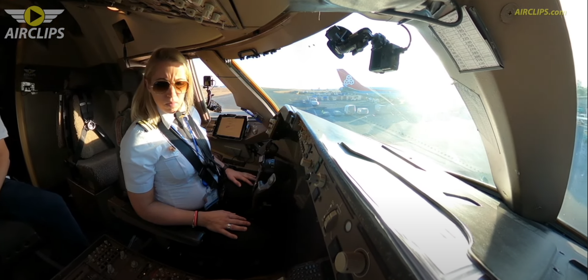 Pregnant Pilot Captain Kristin Flying Boeing 747 Jumbojet | Exclusive ...