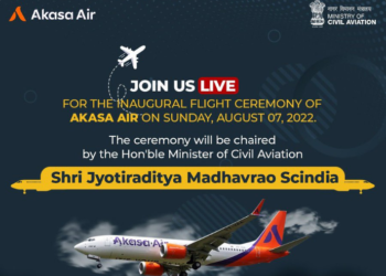 Akasa Air Flight Takes off for the first time with New B737 ...