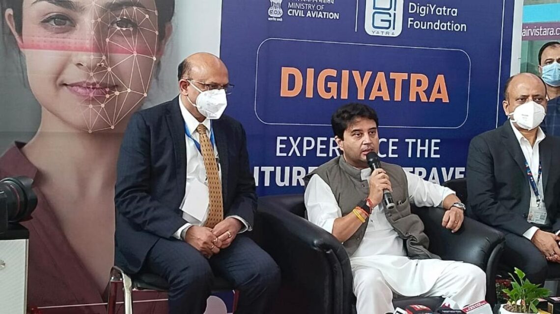 Indian Aviation Minister inaugurates new Digi Yatra service at Delhi ...