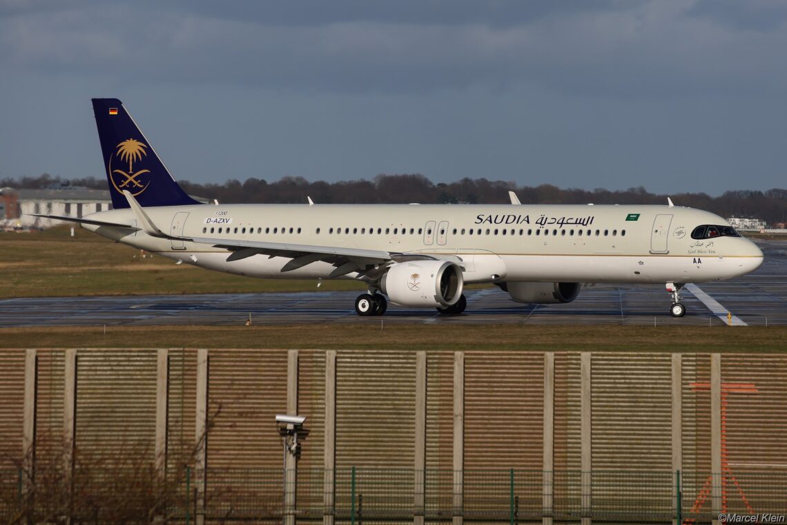 Saudia takes the Delivery of the First and New Airbus A321neo ...