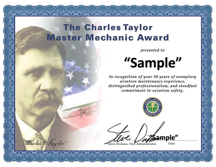 AEA receives Charles Taylor Master Mechanic Award from the FAA ...
