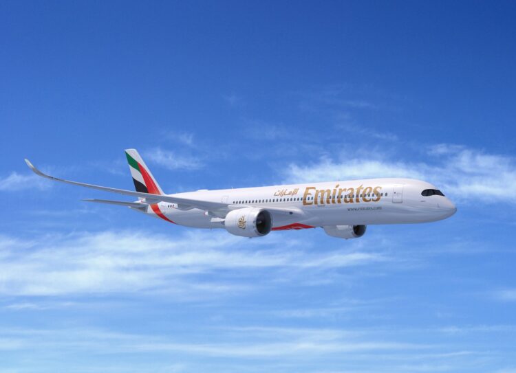 Emirates Unveils First 9 Routes for 10 of New A350 - Aviation A2Z