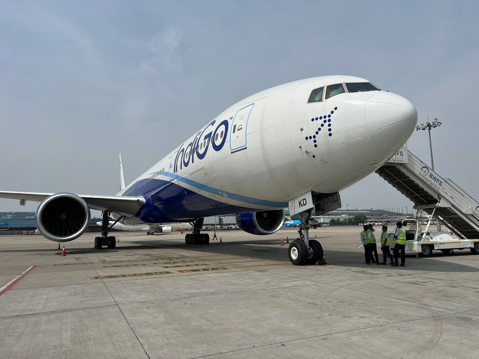 IndiGo Airlines First Boeing 777 Painted in its own Livery landed at ...