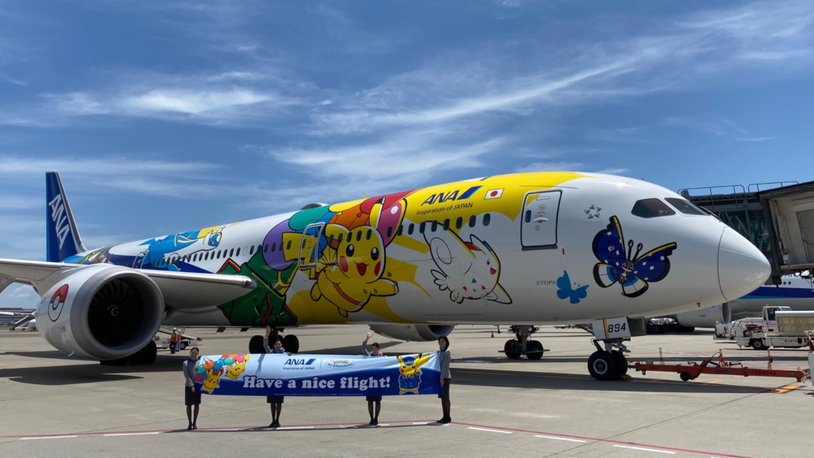 Japan's ANA has revealed the New Pikachu Livery on its Boeing 787 ...
