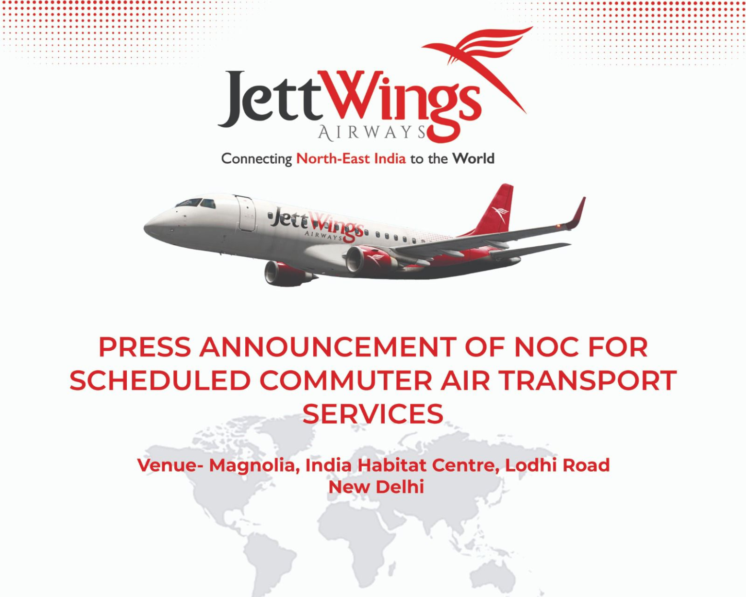 Jettwings Airways, New and First Airline from NorthEast India to Reveal ...