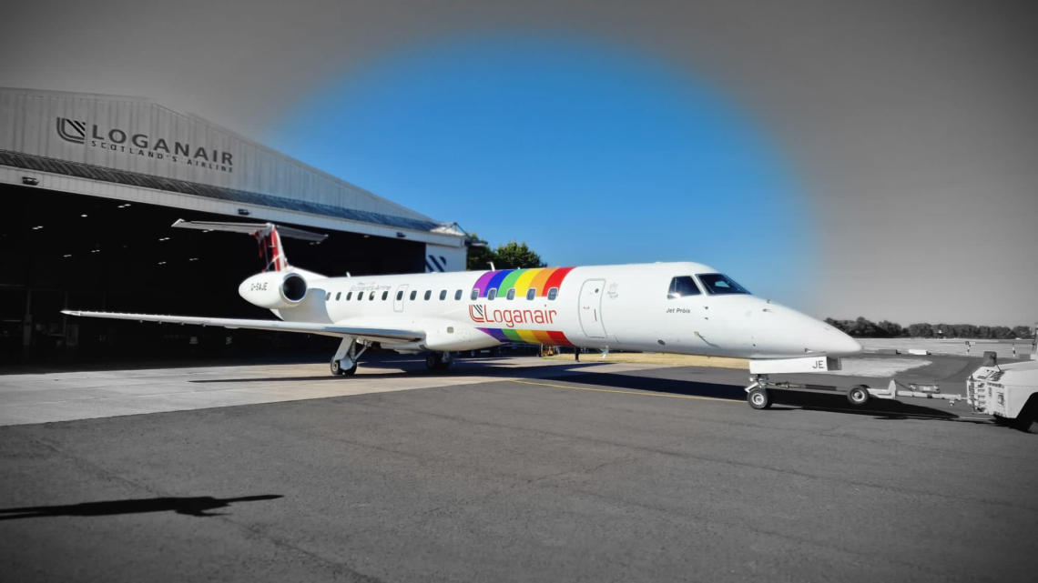 Loganair Unveils UK's First Ever New Pride Jet for LGBTQ Community ...