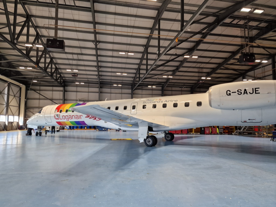 Loganair Unveils UK's First Ever New Pride Jet for LGBTQ Community ...