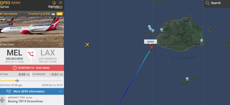 Qantas New Boeing 787 Melbourne to Los Angeles Flight Declares ...