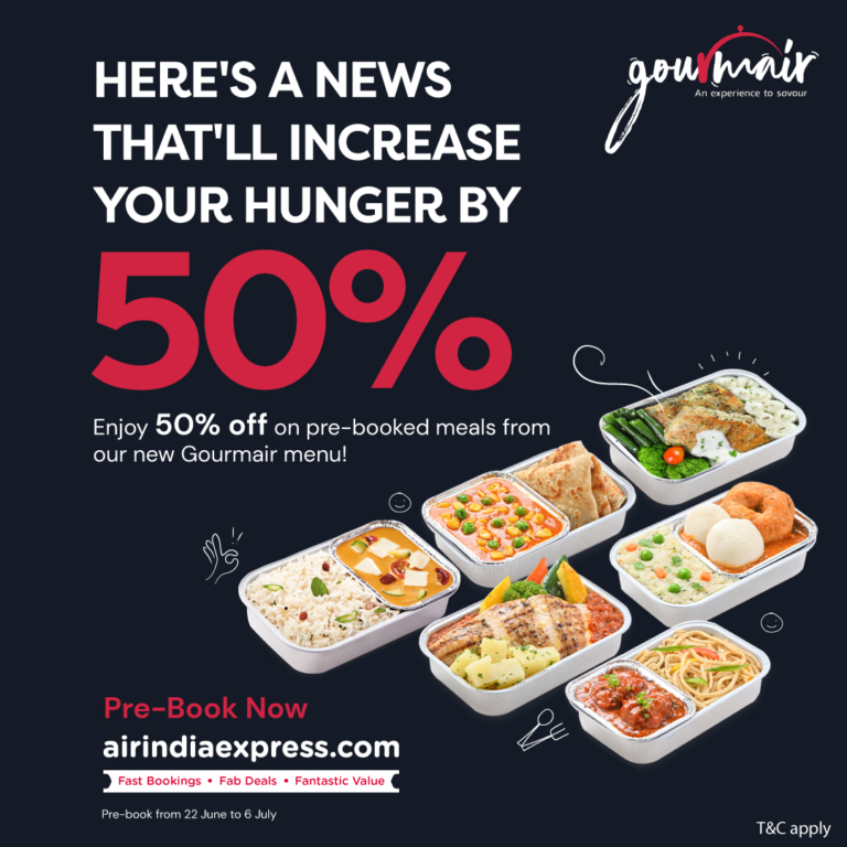 Air India Express Introduces New Gourmair, the Unique In-flight Menu ...