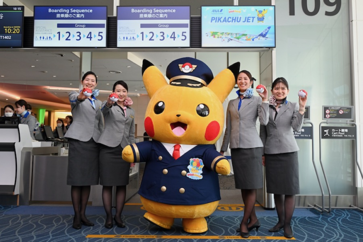 Japan's ANA has revealed the New Pikachu Livery on its Boeing 787 ...