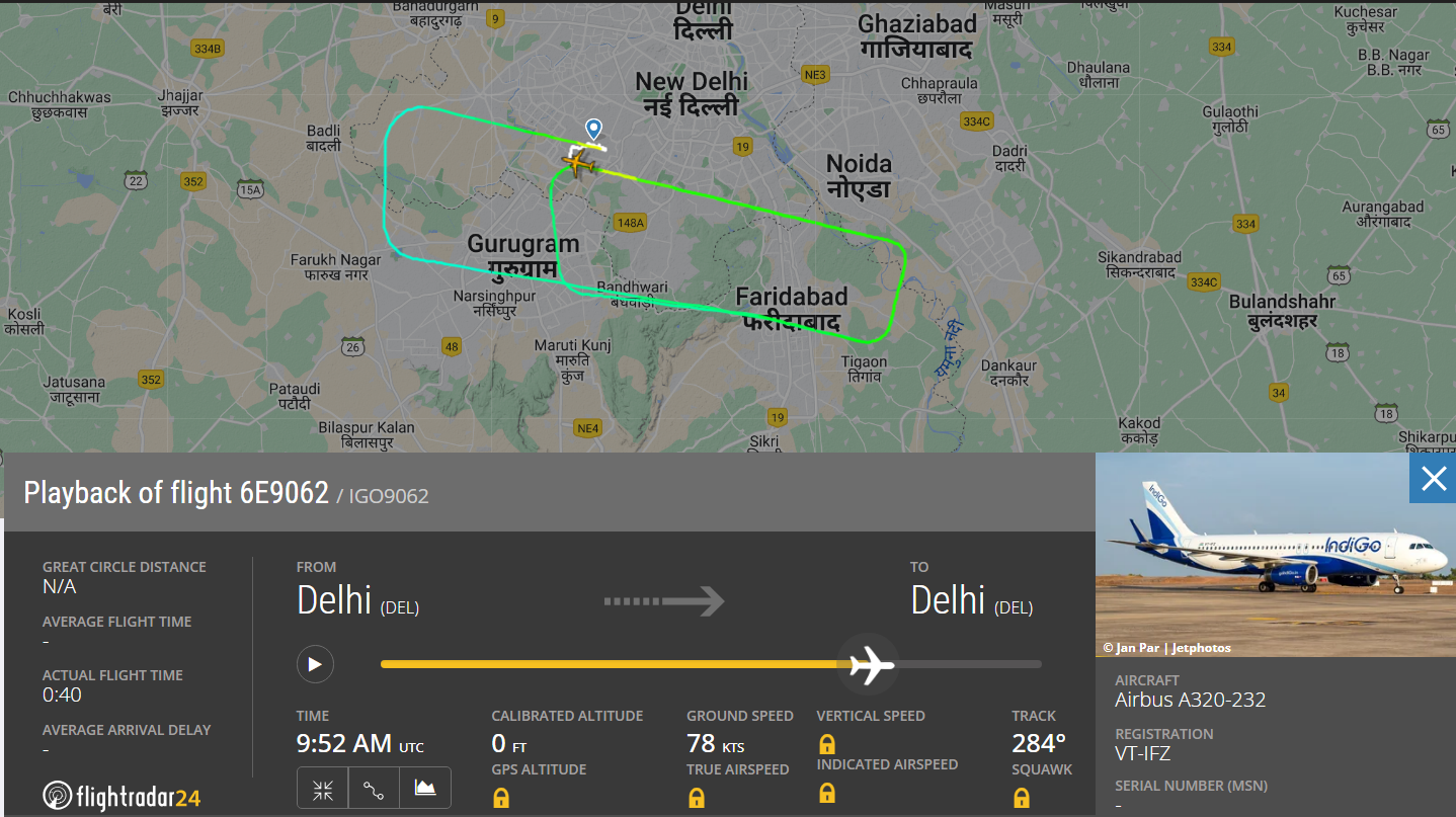 IndiGo Carried out First Trial on Delhi Airport's New Runway ...