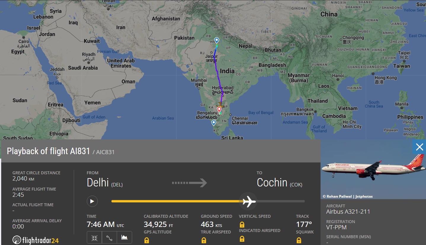 Air India Flight Makes An Emergency Landing at Bengaluru - Aviation A2Z