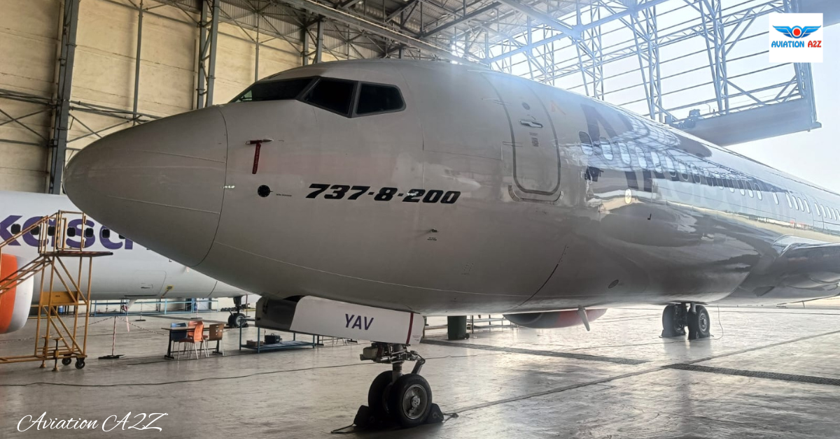 Akasa Air First Boeing 737 MAX 8-200 Gets New Upgrades at GMR Hyderabad ...