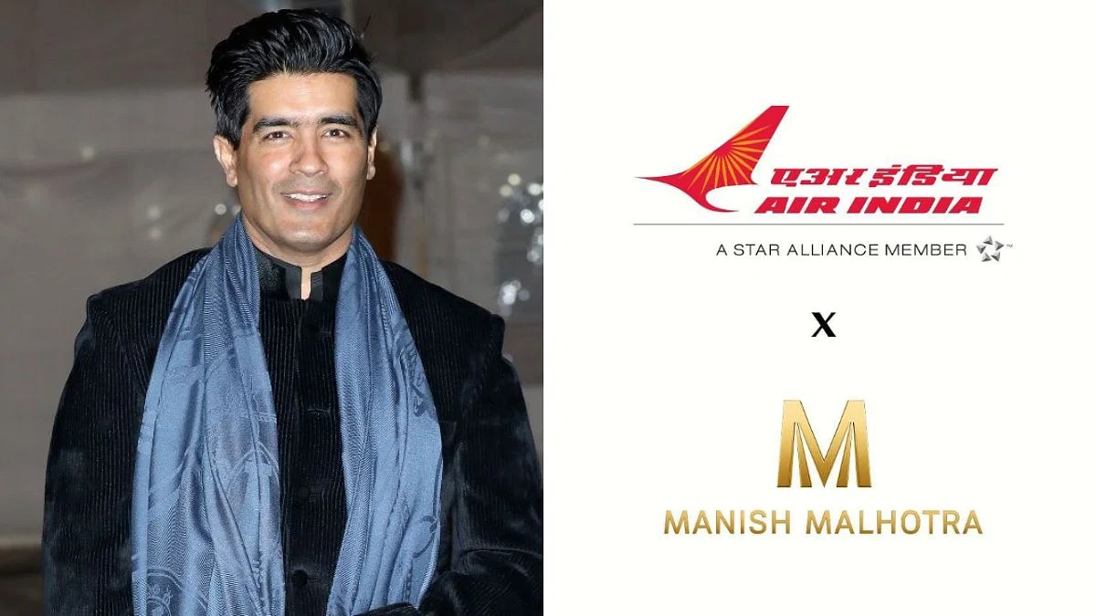 Manish Malhotra Talks on New Cabin Crew Uniform for Air India ...