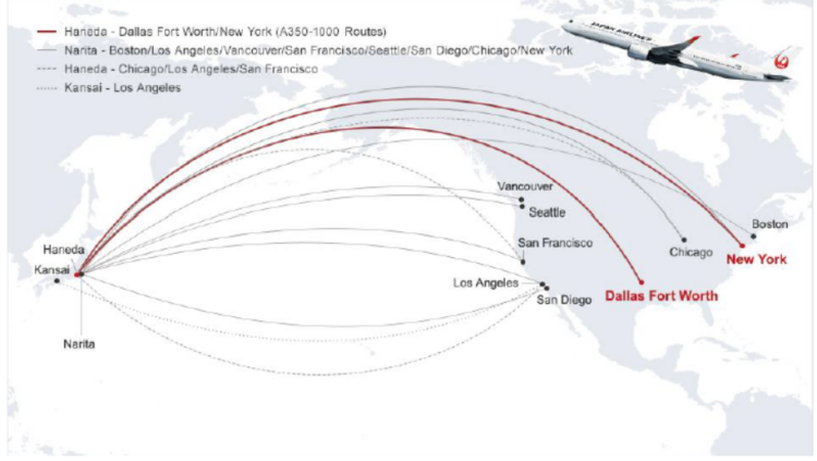 Japan Airlines to Deploy New A350-1000 on Haneda-JFK Route - Aviation A2Z