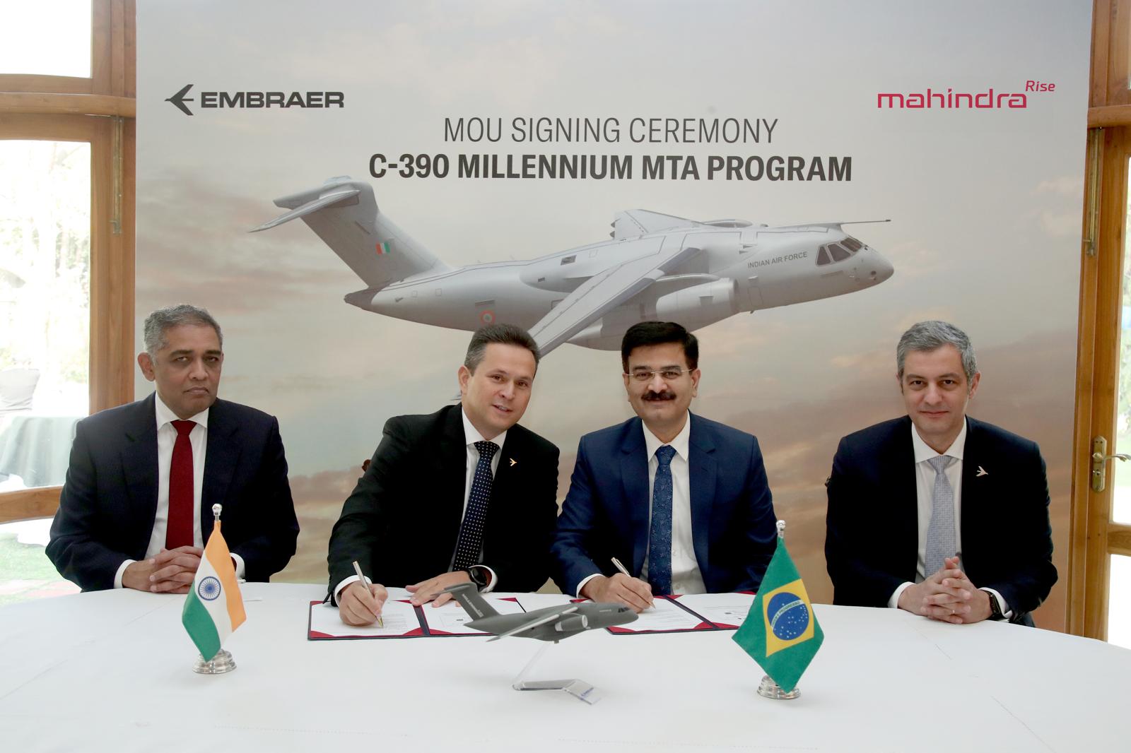 Embraer and Mahindra Forge New Collaboration for C-390 Millennium Aircraft in India - Aviation A2Z