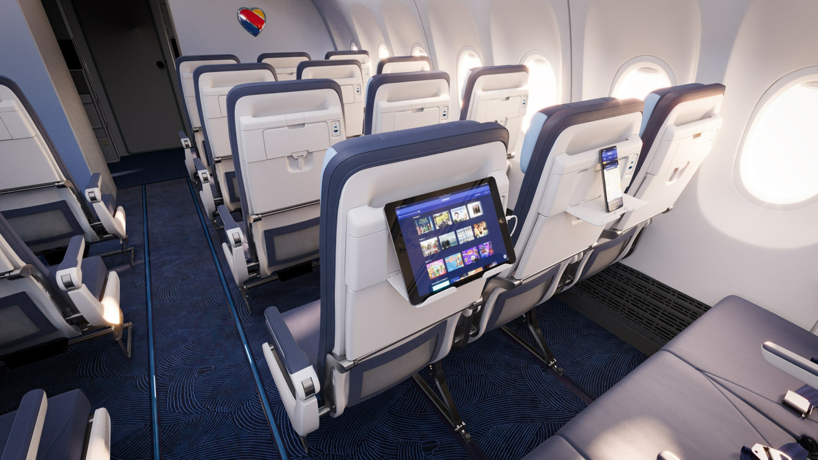 World's Largest Low-Cost Airline Debuts New 737 MAX Cabin Interiors ...