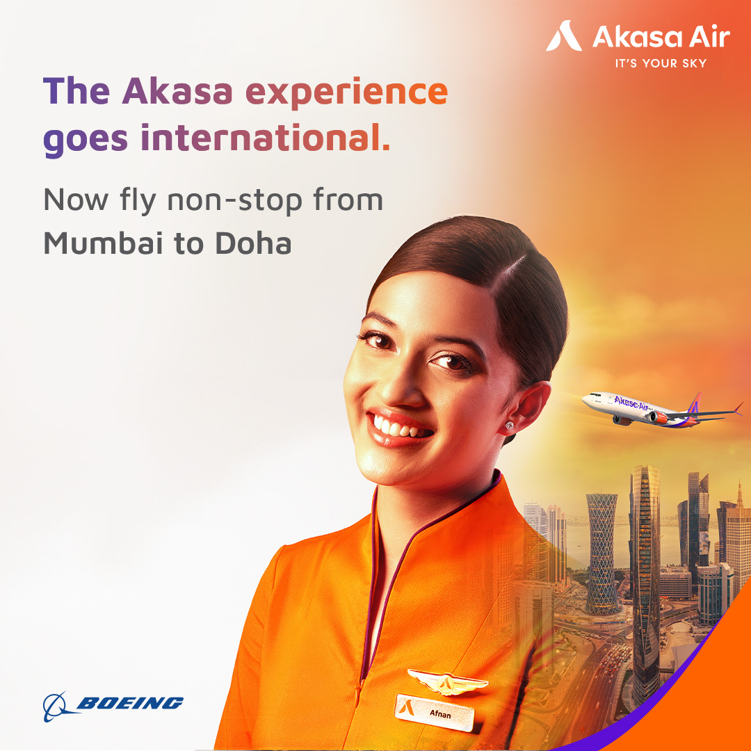 Akasa Air Launches Its First International Flight between Mumbai and ...