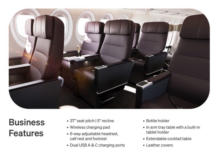 Qantas Unveils New Airbus A220 Business and Economy Cabins - Aviation A2Z