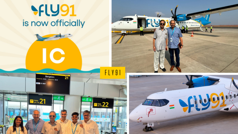 Fly91 Airlines Makes First Proving Flight from Goa to Bengaluru ...