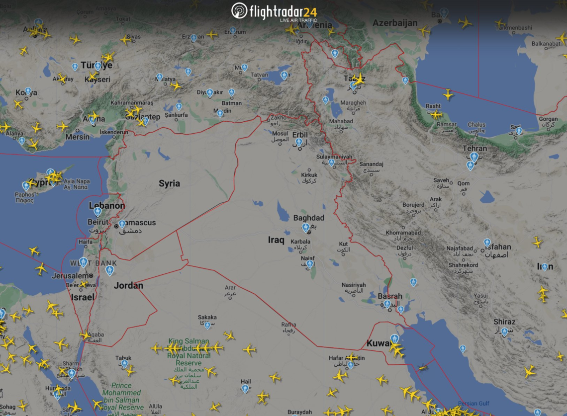 Airlines Cancel and Divert Flights As Airspace Closed Amid Iran's ...