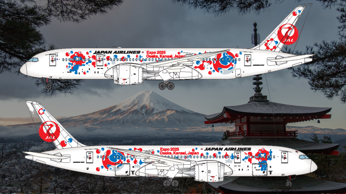Japan Airlines Unveils New 787 'MYAKU-MYAKU' Livery for EXPO 2025 ...
