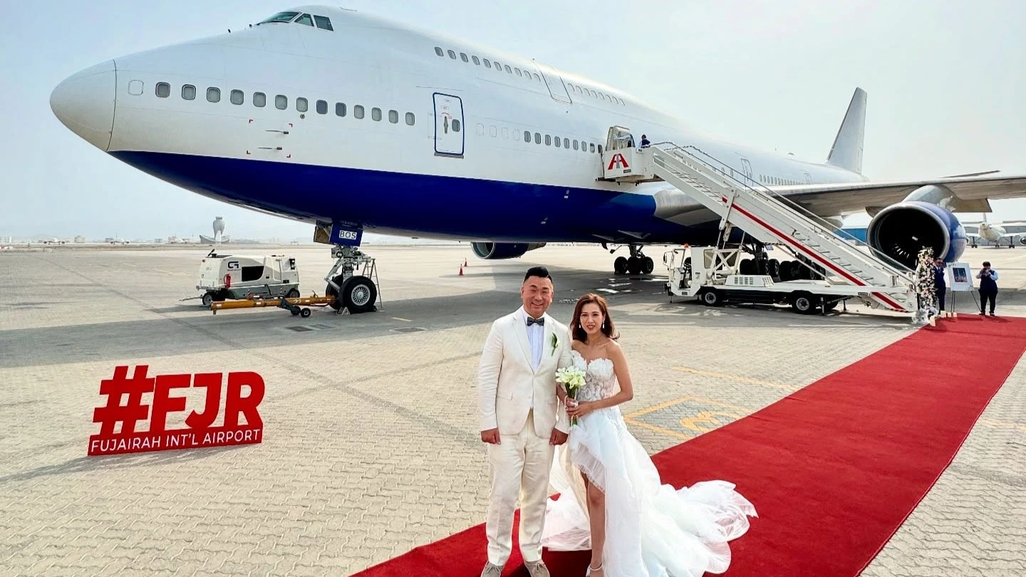 Aviation Vlogger Sam Chui Hosts Sky Wedding Aboard Boeing 747 - Aviation A2Z